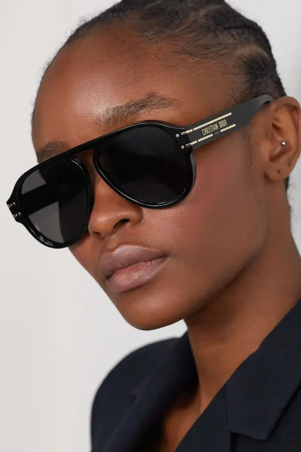 Dior Diorsignature A1u Aviator-Style Acetate Sunglasses  display picture 3