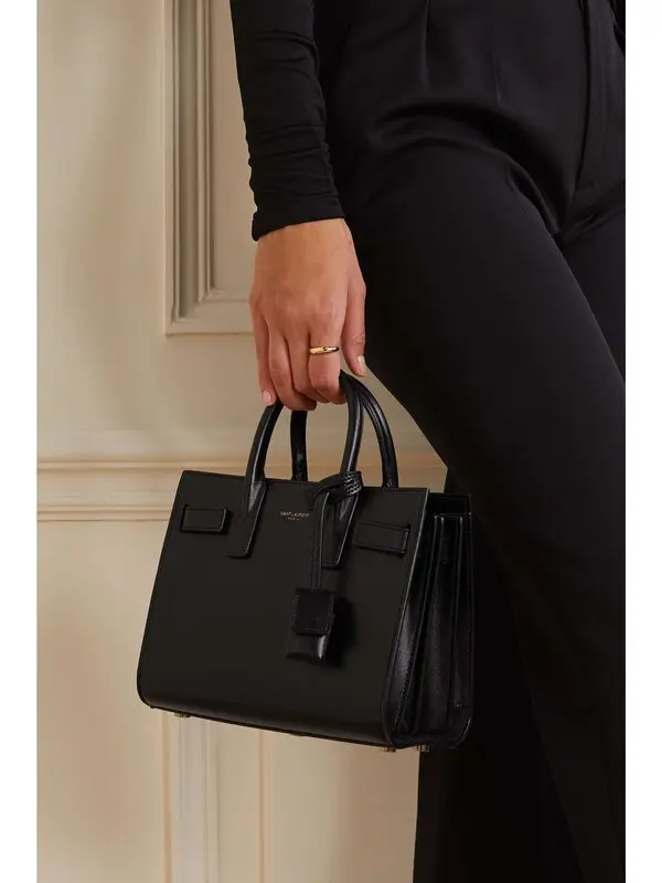 Saint Laurent Sac De Jour Nano Leather Tote - Black