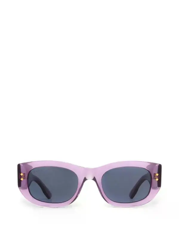 Gucci Rectangle-frame Sunglasses - Purple