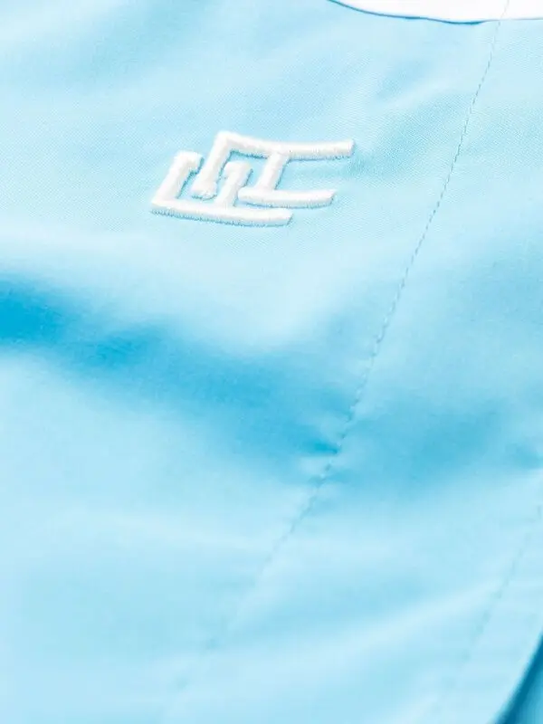 Palm Angels Embroidered Logo Swim Shorts