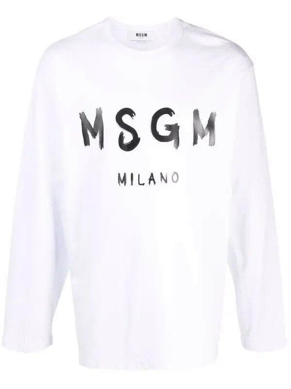 MSGM Logo Long-sleeve T-shirt