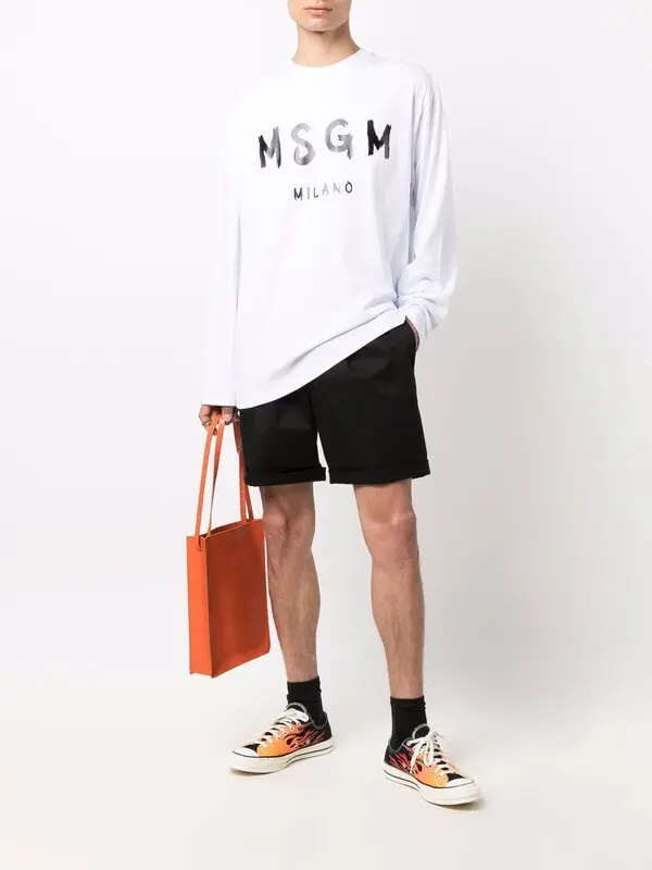 MSGM Logo Long-sleeve T-shirt