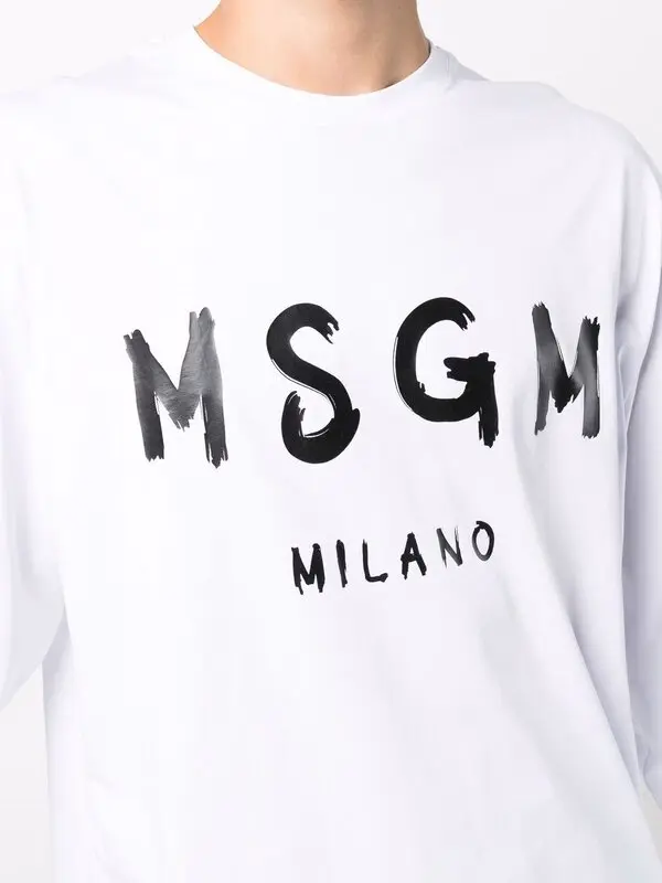 MSGM Logo Long-sleeve T-shirt