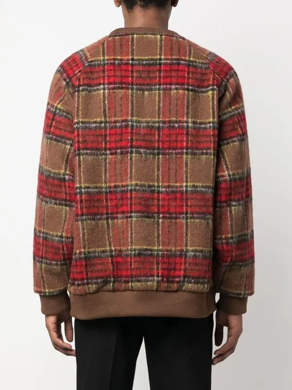 Undercover Plaid-check Sweatshirt