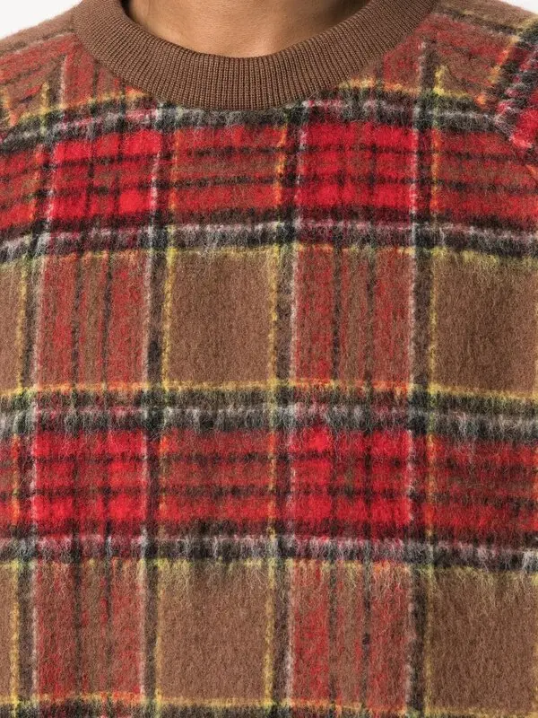 Undercover Plaid-check Sweatshirt
