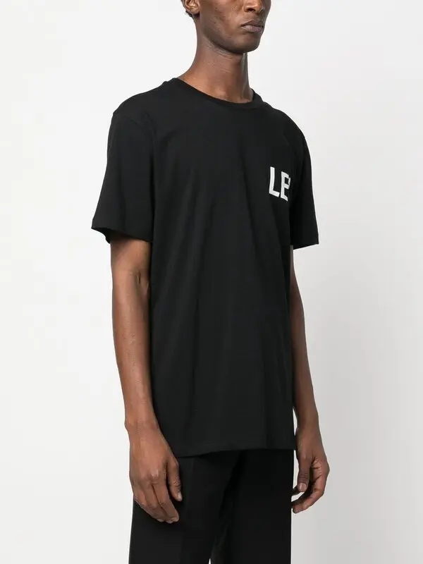 LES HOMMES Logo-print Short-sleeve T-shirt