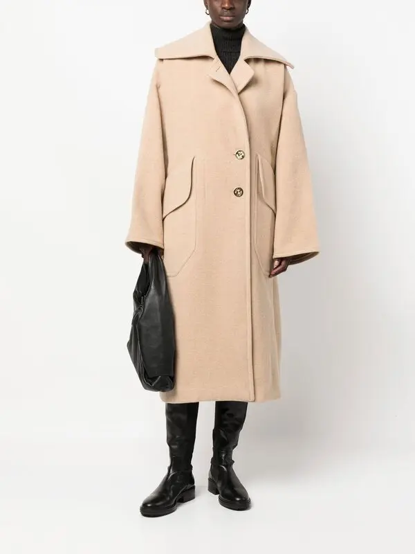 PATOU Maxi Single-breasted Coat