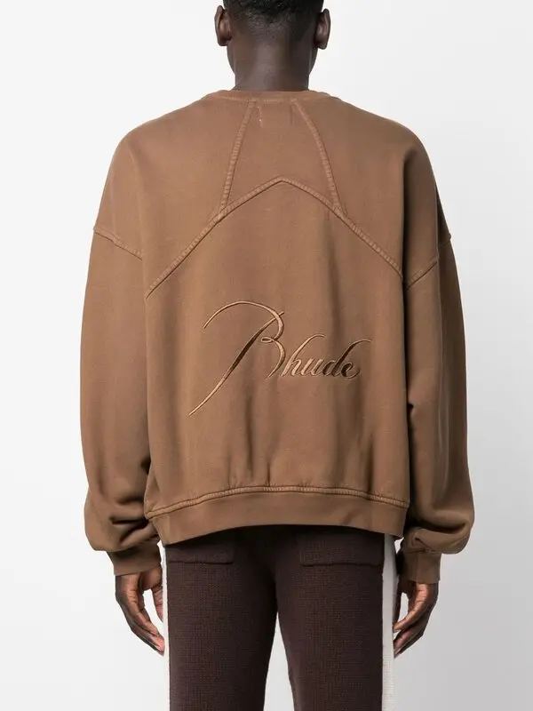 Rhude Logo-embroidered Oversize Jumper