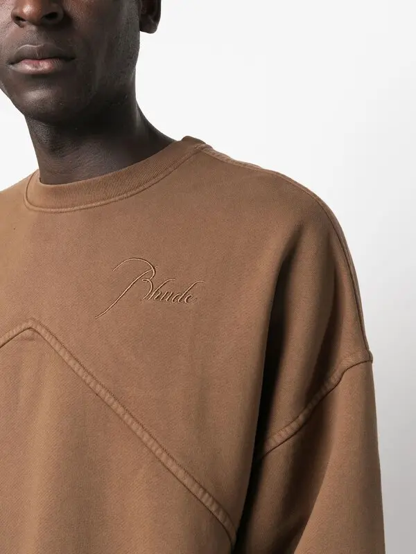 Rhude Logo-embroidered Oversize Jumper