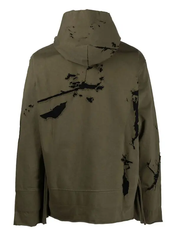DIESEL® Paint-splatter Cotton Hoodie
