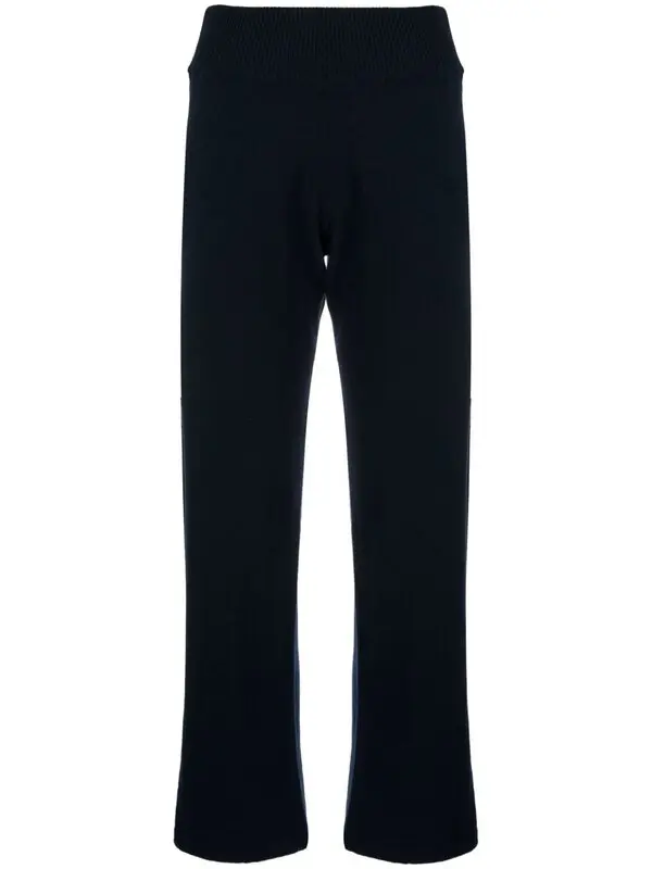 Woolrich Straight-leg Wool-blend Trousers - Blue