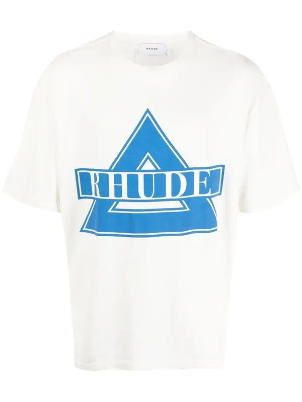 Rhude Triangle Logo-print T-shirt