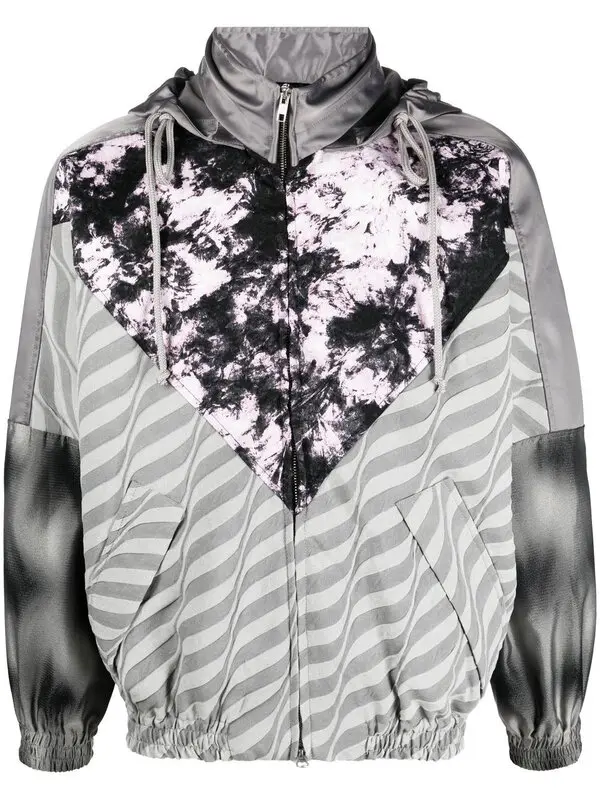 SONG FOR THE MUTE Graphic-print Hooded Jacket