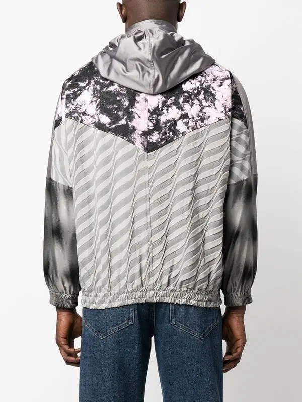 SONG FOR THE MUTE Graphic-print Hooded Jacket