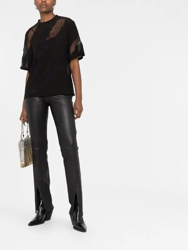 Elie Saab Lace-paneled T-shirt