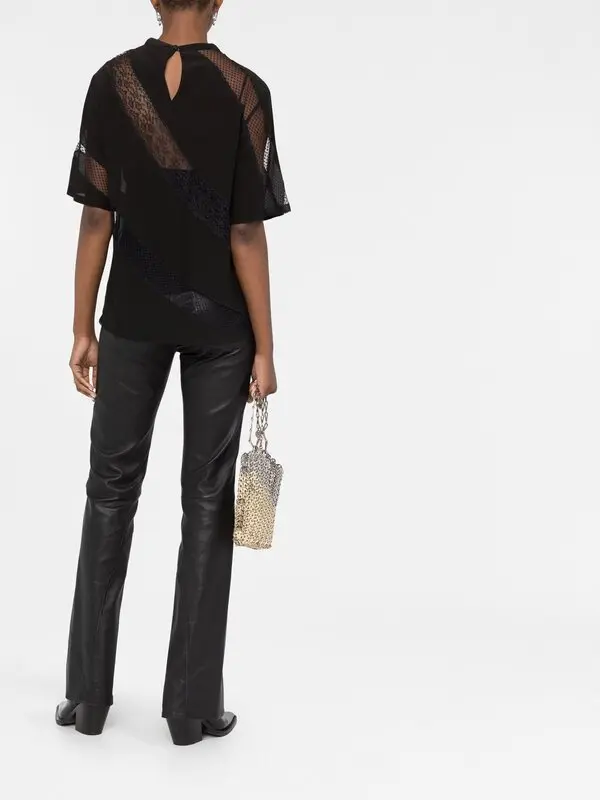 Elie Saab Lace-paneled T-shirt
