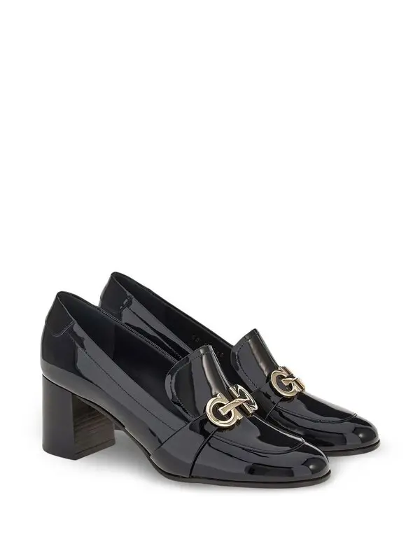FERRAGAMO Olivia Patent-leather Loafers