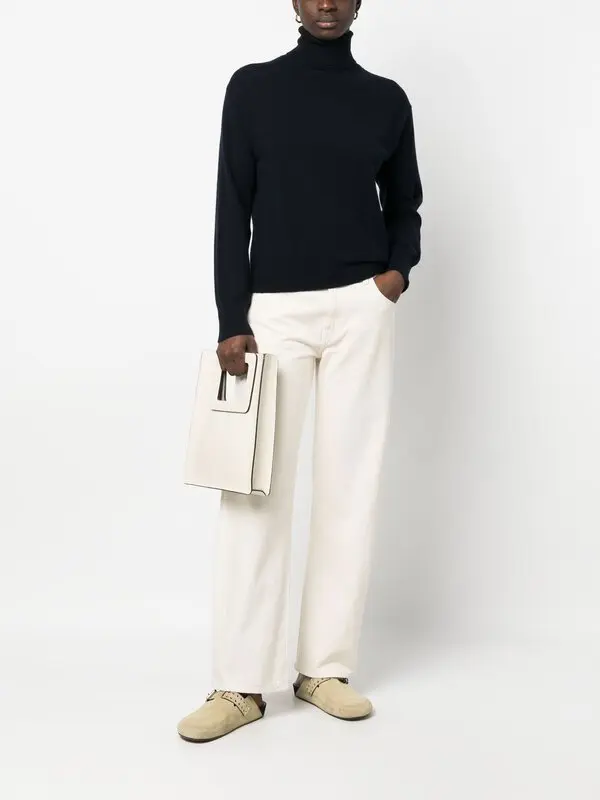 ALLUDE Roll-neck Cashmere Jumper