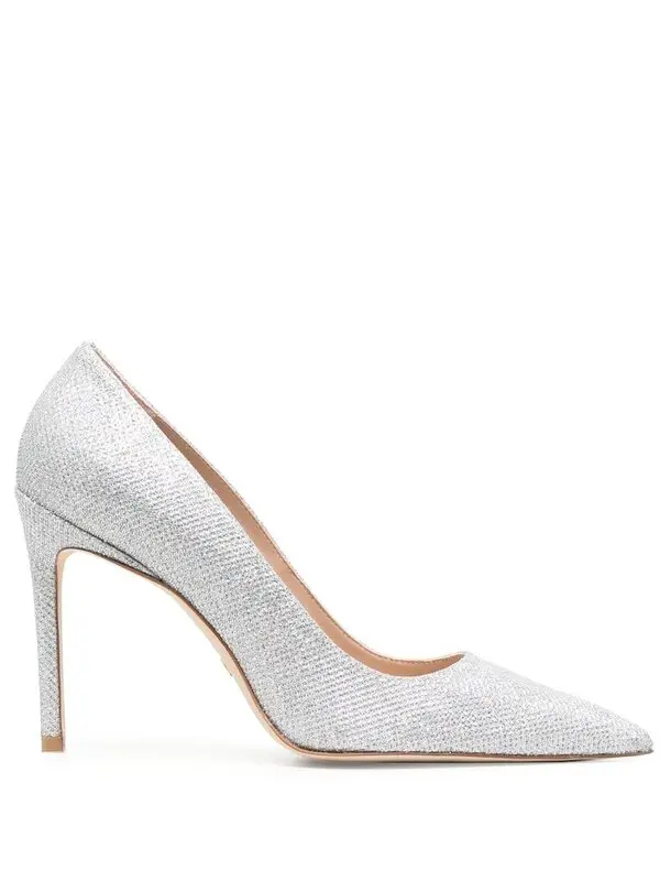 STUART WEITZMAN Metallic-effect Pumps