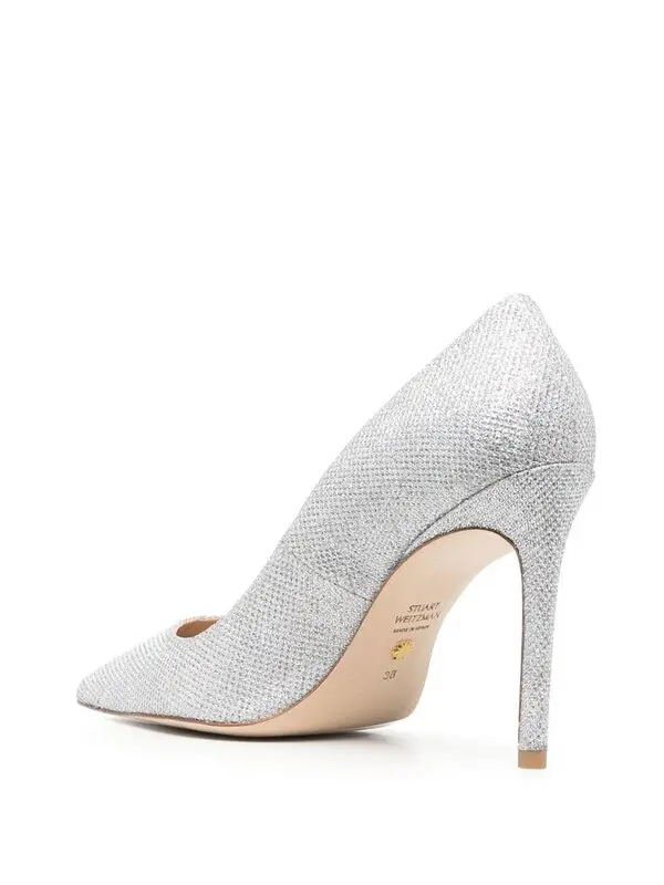 STUART WEITZMAN Metallic-effect Pumps