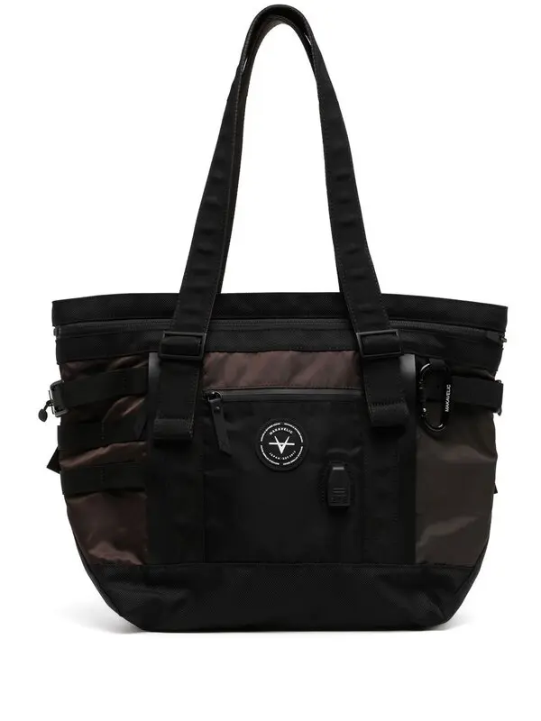 MAKAVELIC Contrasting-panel Tote Bag