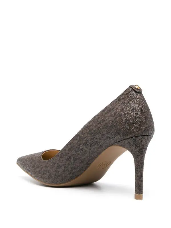 Michael Kors Monogram-print 90mm Stiletto Pumps
