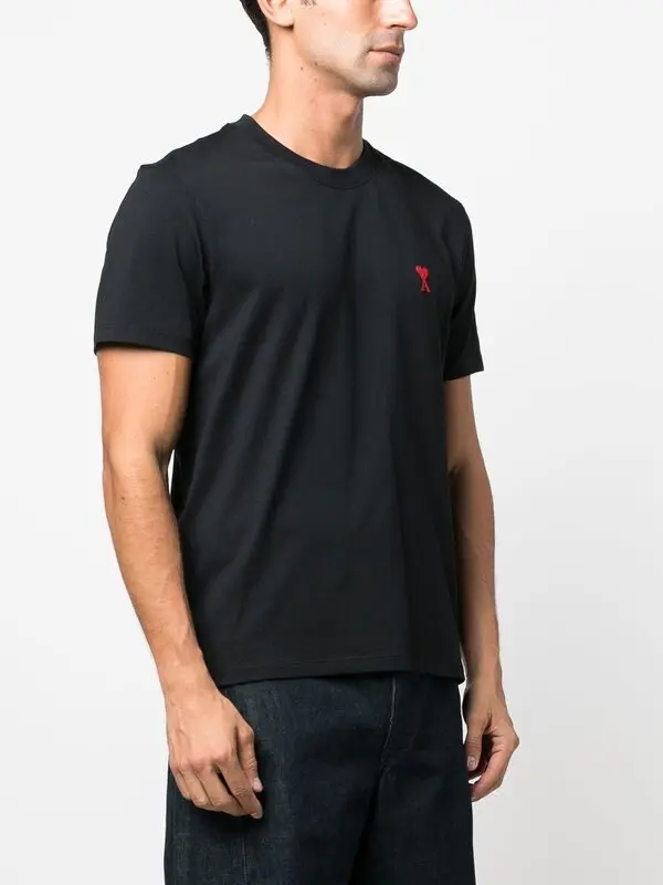AMI Paris De Coeur T-shirt - Black