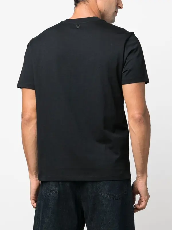 AMI Paris De Coeur T-shirt - Black