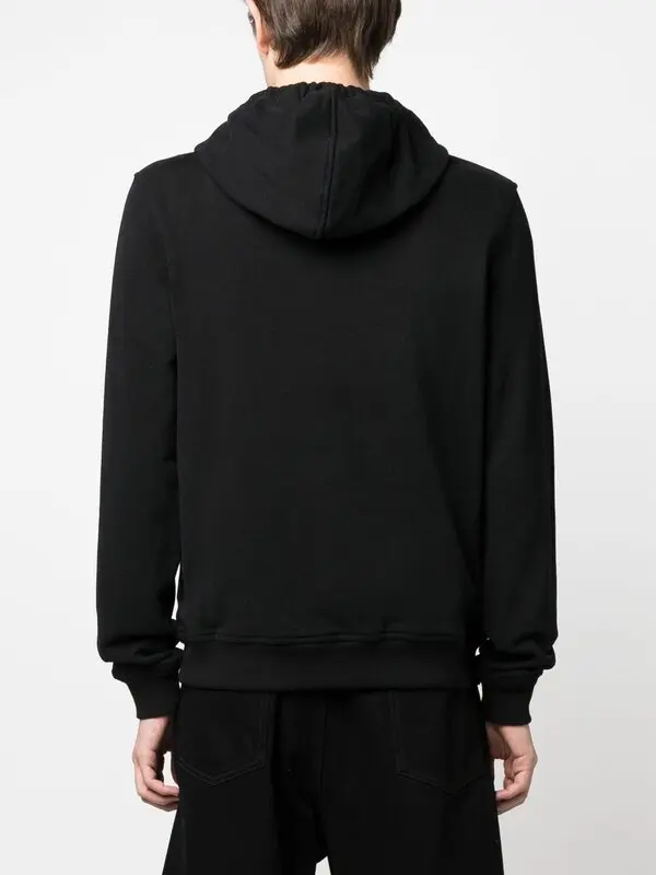 Belstaff Logo-patch Hooded Sweatshirt - Black