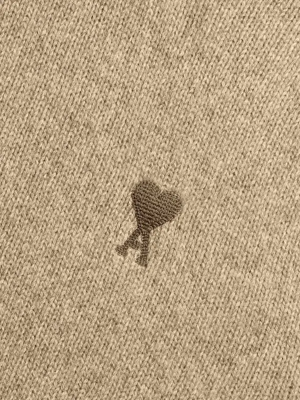 AMI Paris De Coeur Sweater - Neutrals
