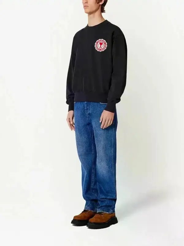 Ami De Coeur Monogram Jumper In Black - 40% Off | Editorialist