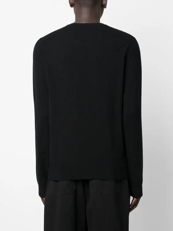 Comme Des Garçons V-neck Knitted Jumper
