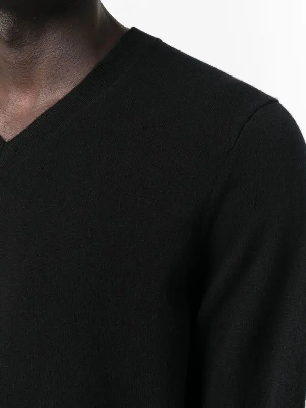 Comme Des Garçons V-neck Knitted Jumper