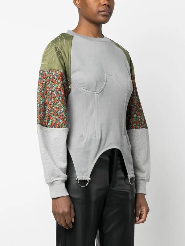 Andersson Bell Mix-fabric Sweatshirt