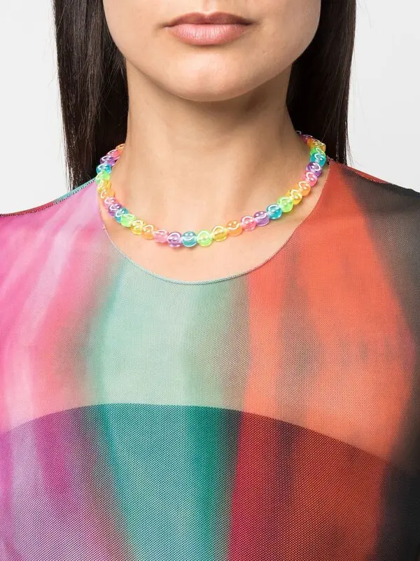 CRYSTAL HAZE Molly Bead-embellished Necklace