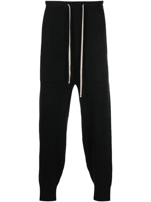 Rick Owens Drawstring-waist Cashmere Track Pants
