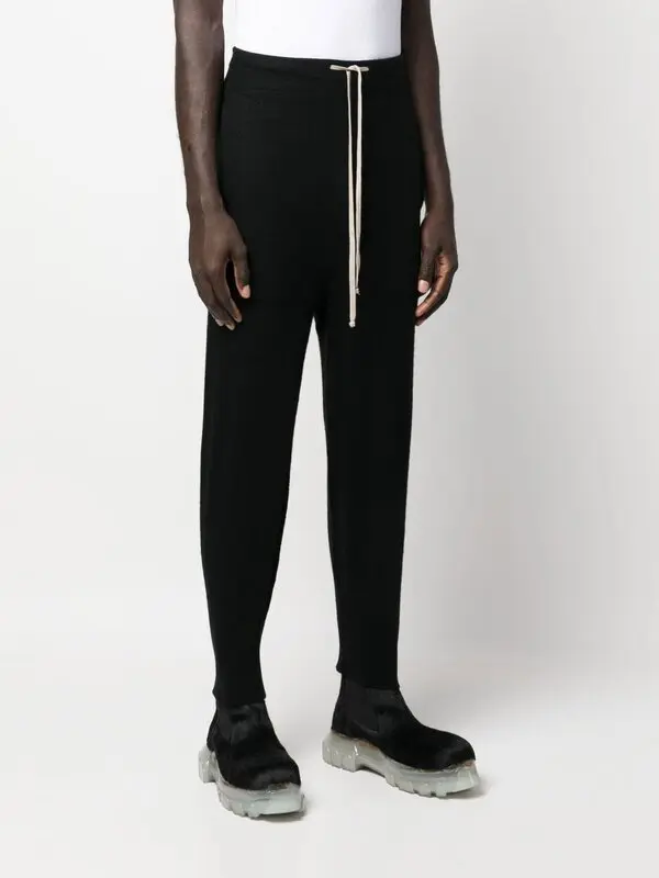 Rick Owens Drawstring-waist Cashmere Track Pants