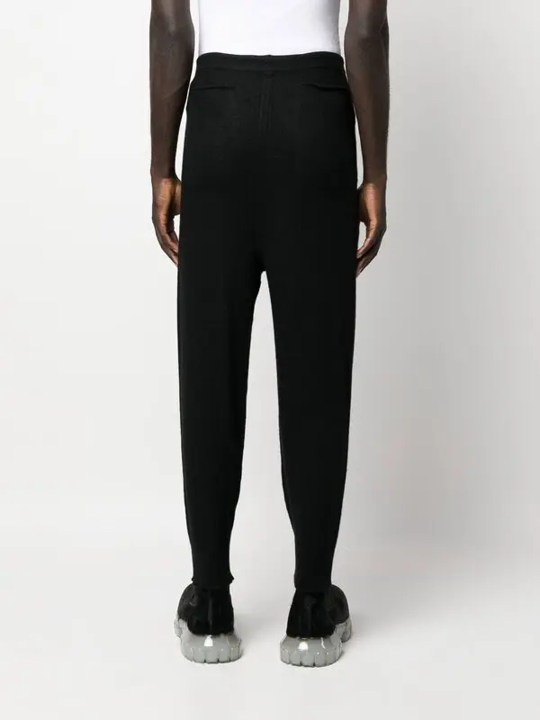 Rick Owens Drawstring-waist Cashmere Track Pants