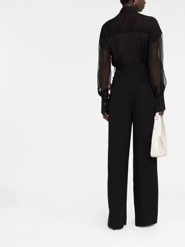 Brunello Cucinelli Semi-sheer Long-sleeve Shirt
