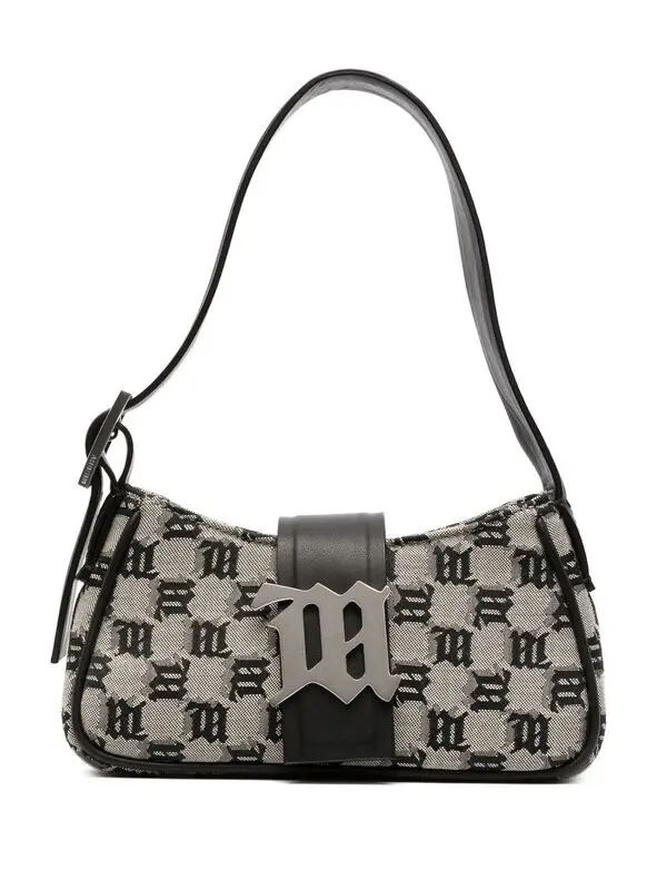 MISBHV Logo-plaque Shoulder Bag - Neutrals