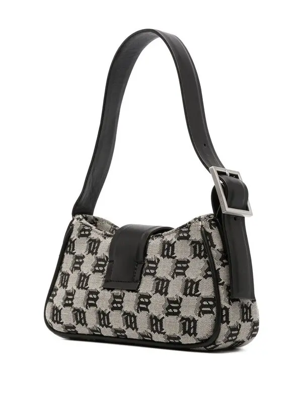 MISBHV Logo-plaque Shoulder Bag - Neutrals