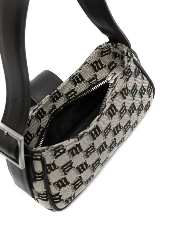 MISBHV Logo-plaque Shoulder Bag - Neutrals