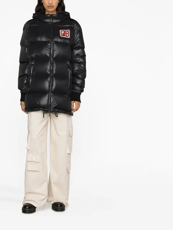 Dsquared2 Logo-patch Padded Coat