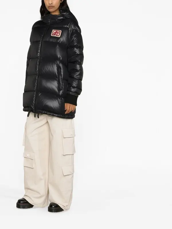 Dsquared2 Logo-patch Padded Coat