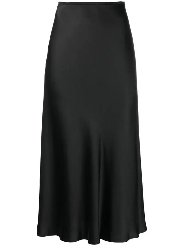 MAISON MARGIELA Bias-cut Satin Midi Skirt