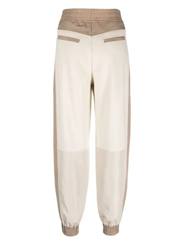 Eleventy Panelled Jersey-knit Trousers