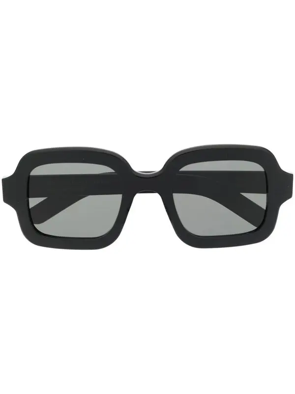 RETROSUPERFUTURE Benz Rectangle Sunglasses - Black