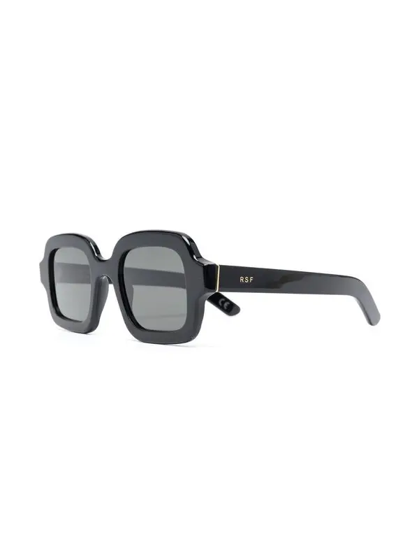 RETROSUPERFUTURE Benz Rectangle Sunglasses - Black