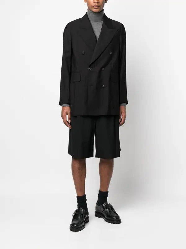 Our Legacy Crease-effect Double-breasted Blazer
