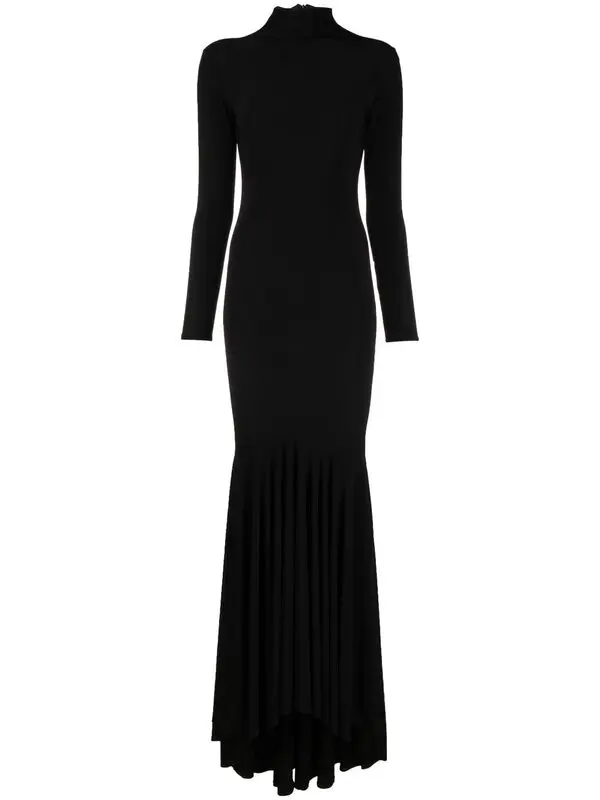 ATU BODY COUTURE Long-sleeve Flared Gown